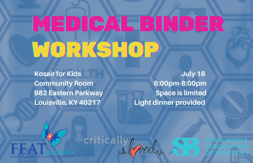 Medical binder workshop flyer 2023 - criticallyloved.org